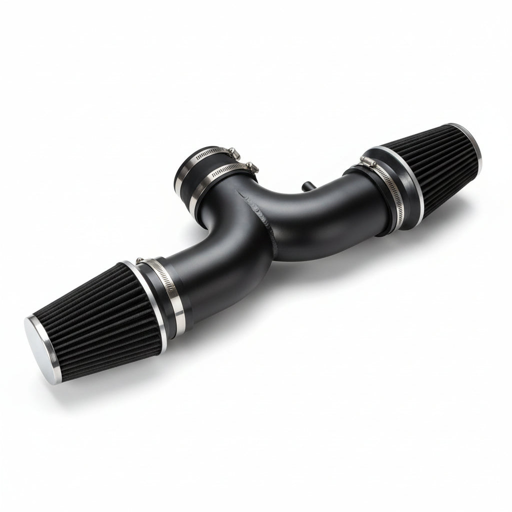 Dual Air Intake For Dodge Dakota (2000-2002) with 4.7L Engine Black